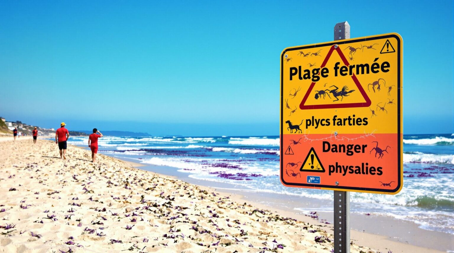 Physalies sur les plages françaises : leurs piqûres atroces peuvent ...